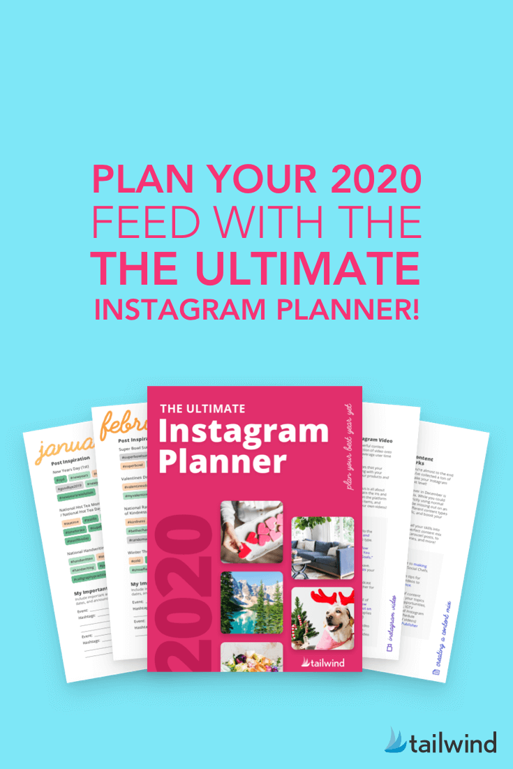 Plan Your 2020 Feed With The Ultimate Instagram Planner!