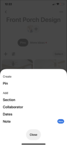 How to Make Sections on Pinterest Boards | Tailwind App