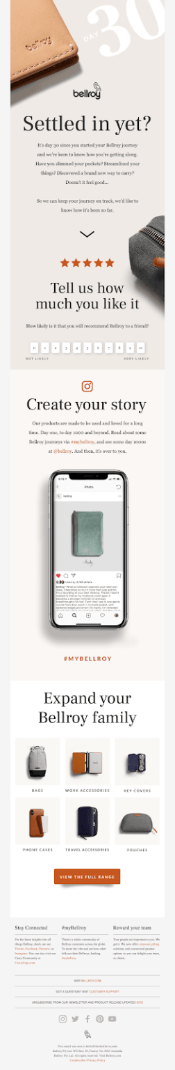 Your Guide to the Post Purchase Email Flow (with Examples!) | Tailwind