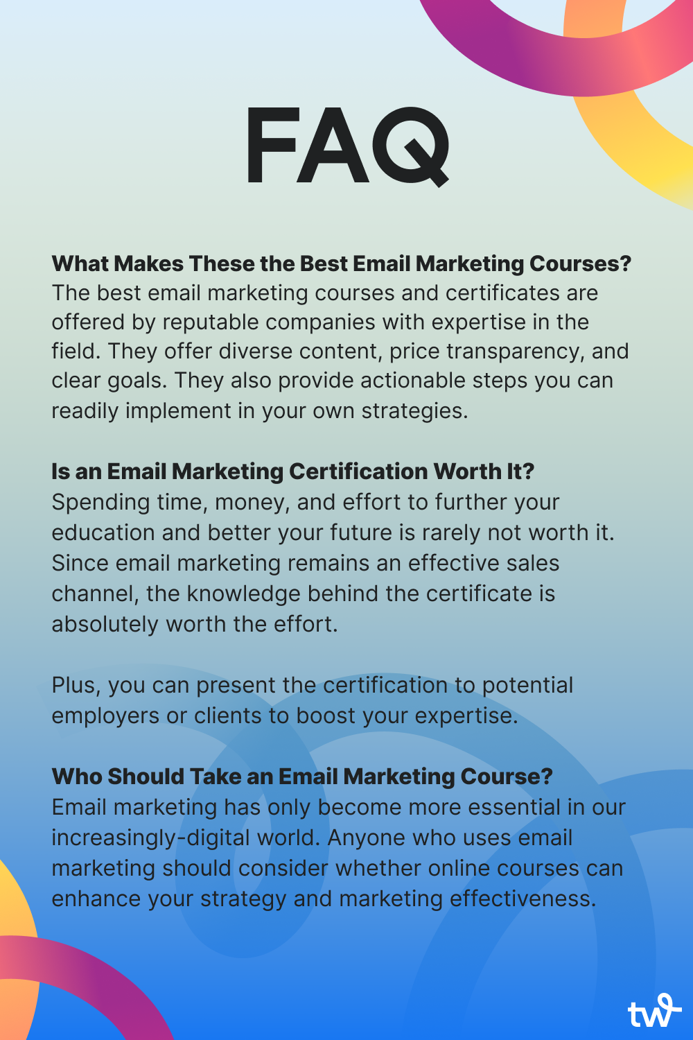 11 Best Email Marketing Courses and Certifications | Tailwind App
