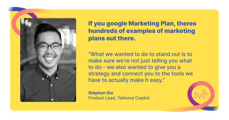 Tailwind offers easy-to-use, personalized marketing plans with Copilot