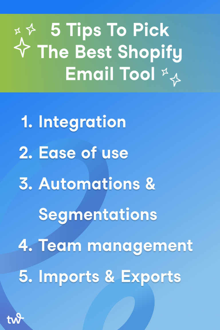 9 Best Shopify Email Marketing Apps | Tailwind App