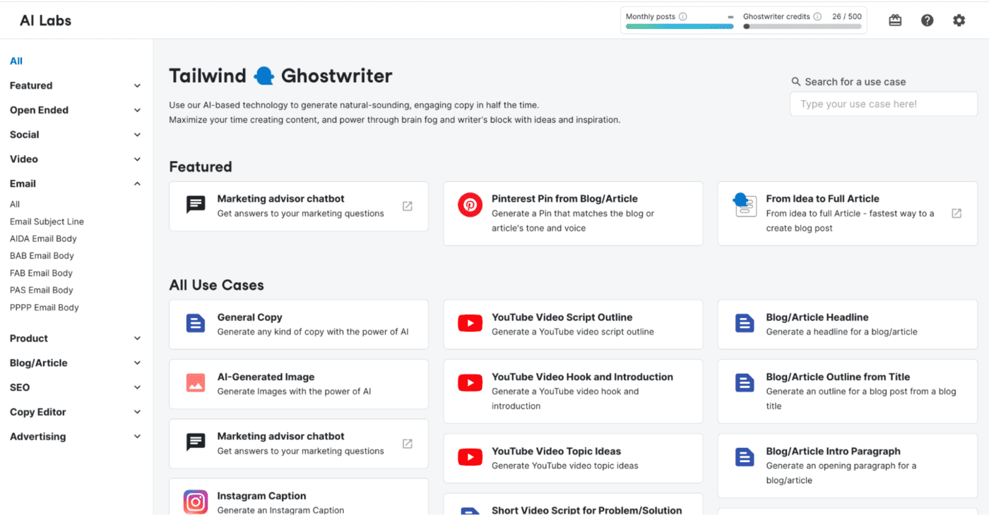 AI Email Writer: Email Marketing Superpower - Tailwind Blog