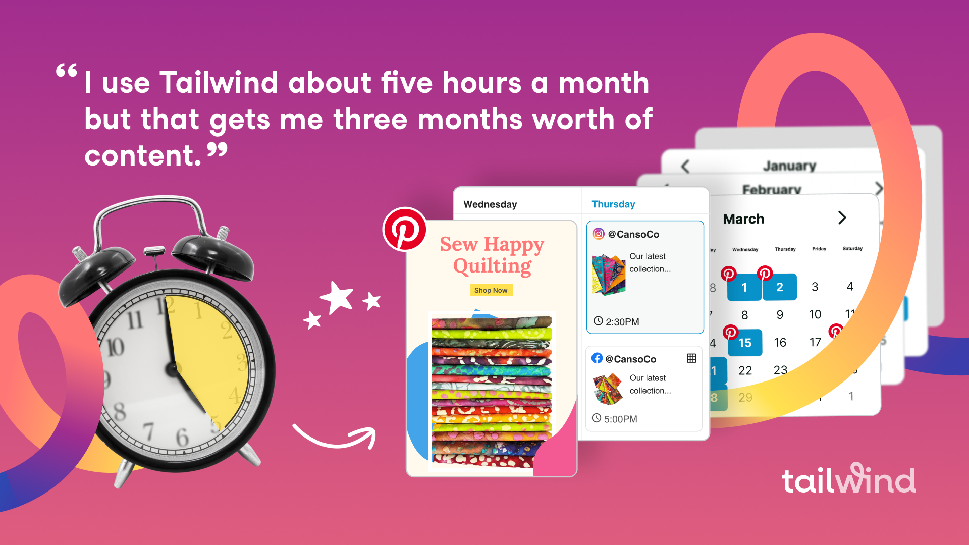 Sew Happy Quilting: Stitching Passion and Prosperity with Tailwind ...